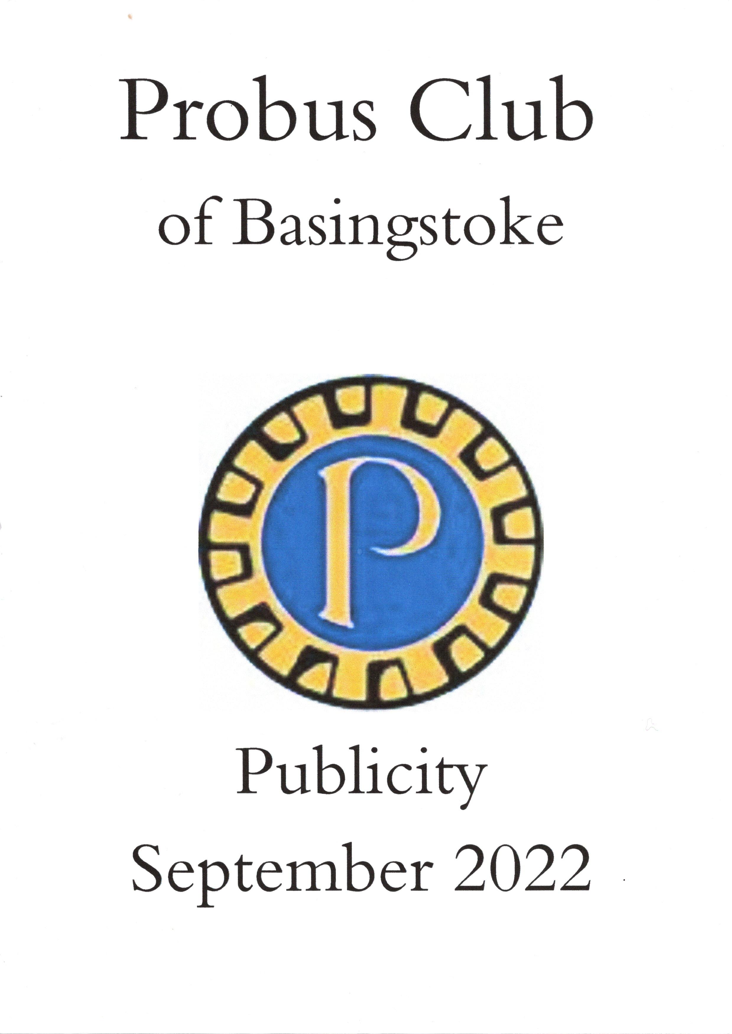 Probus Publicity in September 2022 – Probus Club of Basingstoke